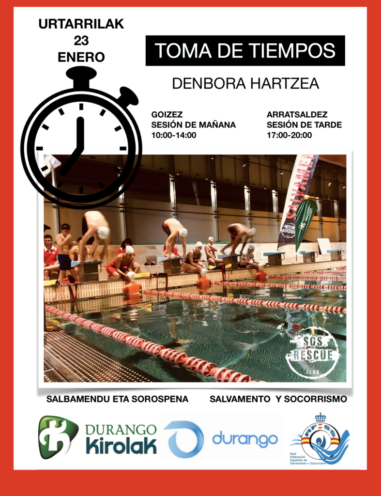 Toma de tiempos – SOS RESCUE CLUB